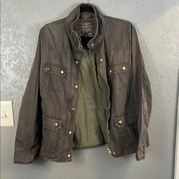 J. Crew | Jackets & Coats | J Crew Brown Military Field Jacket | Poshmark